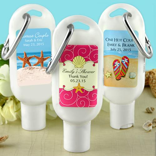 Sunscreen Favors with Carabiner (SPF 30) – Ducky Days