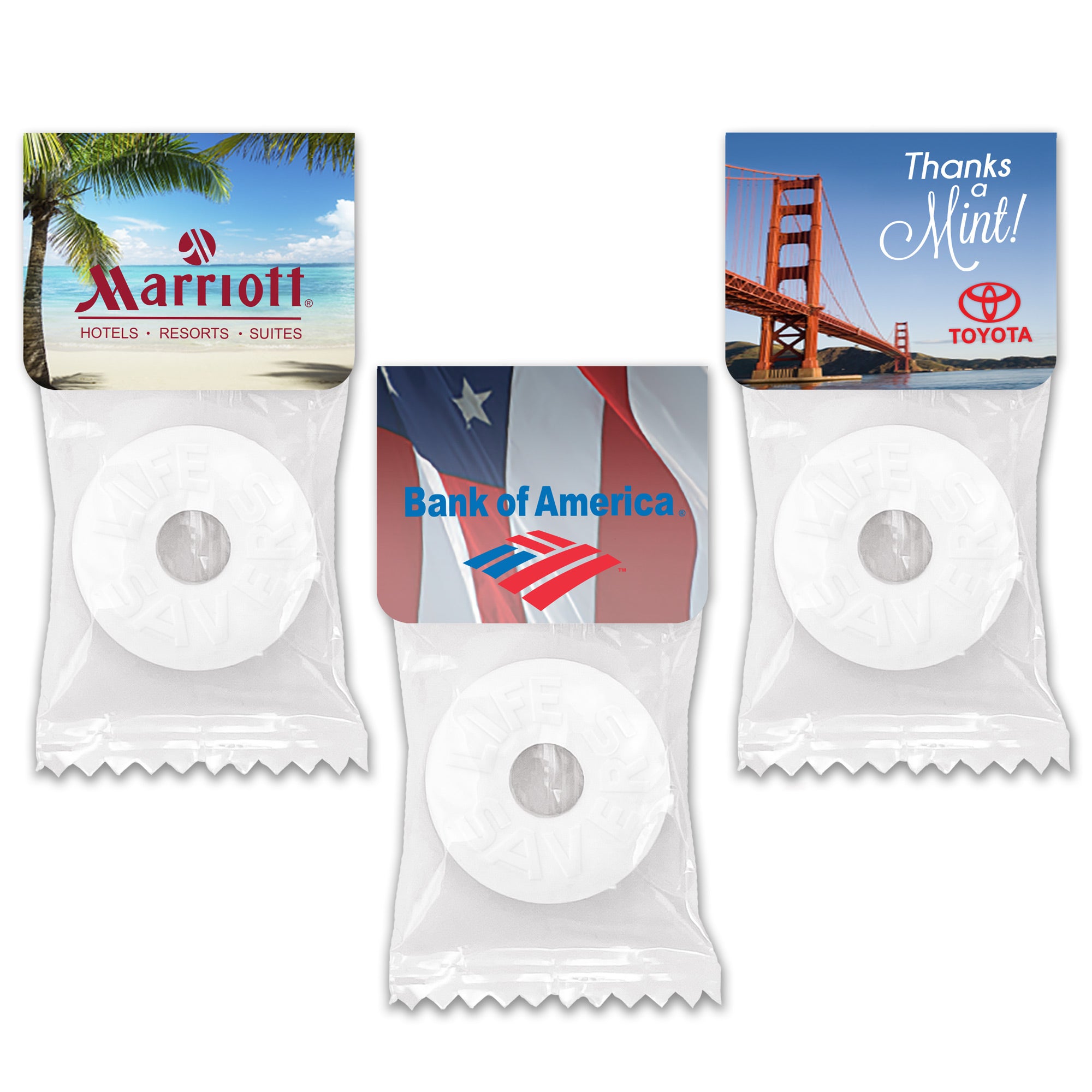 Custom Corporate Life Saver Tags – Ducky Days